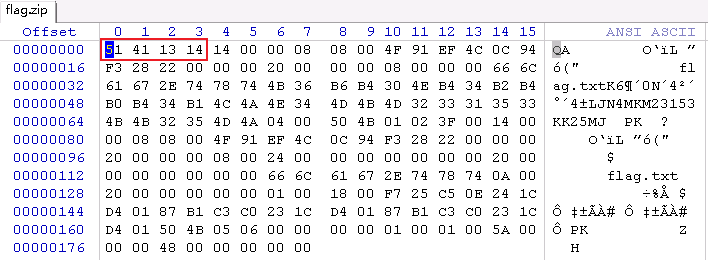 CTF中压缩包的常见套路_504b0304-CSDN博客