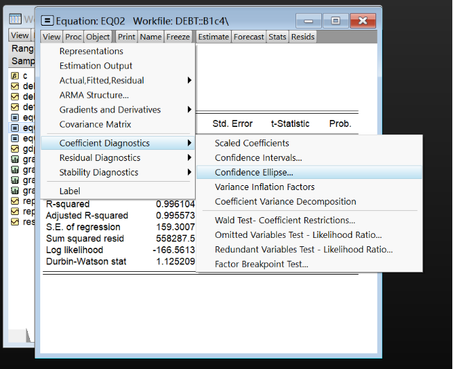 计量经济学笔记3-Eviews操作-多元线性回归_实验一 eviews的常用函数与多元线性回归分析-CSDN博客