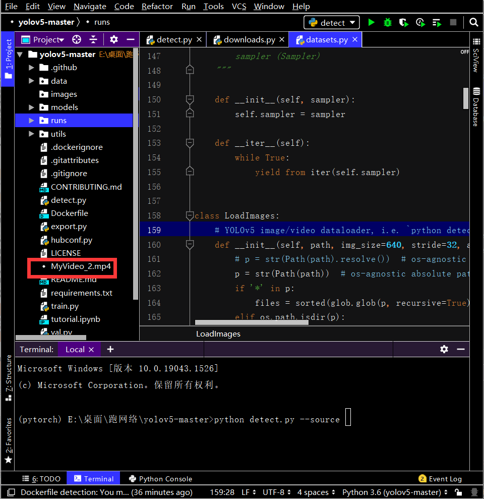 跑yolov5网络（1）_unlink) got an unexpected keyword argument 'missin-CSDN博客