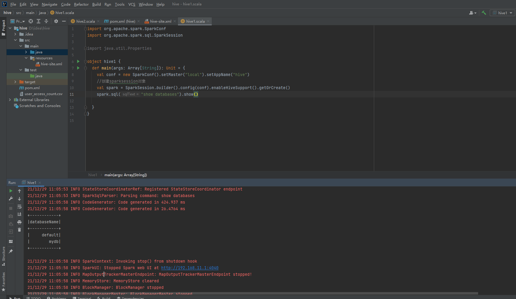 idea使用scala技术连接hive，成功教学_scala连接hive数据库-CSDN博客