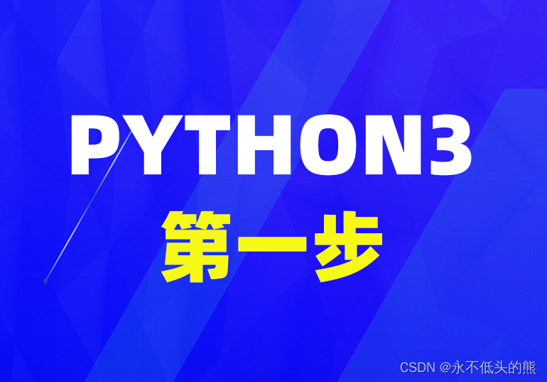 Python3编程入门：踏上学习python的第一步 Csdn博客 