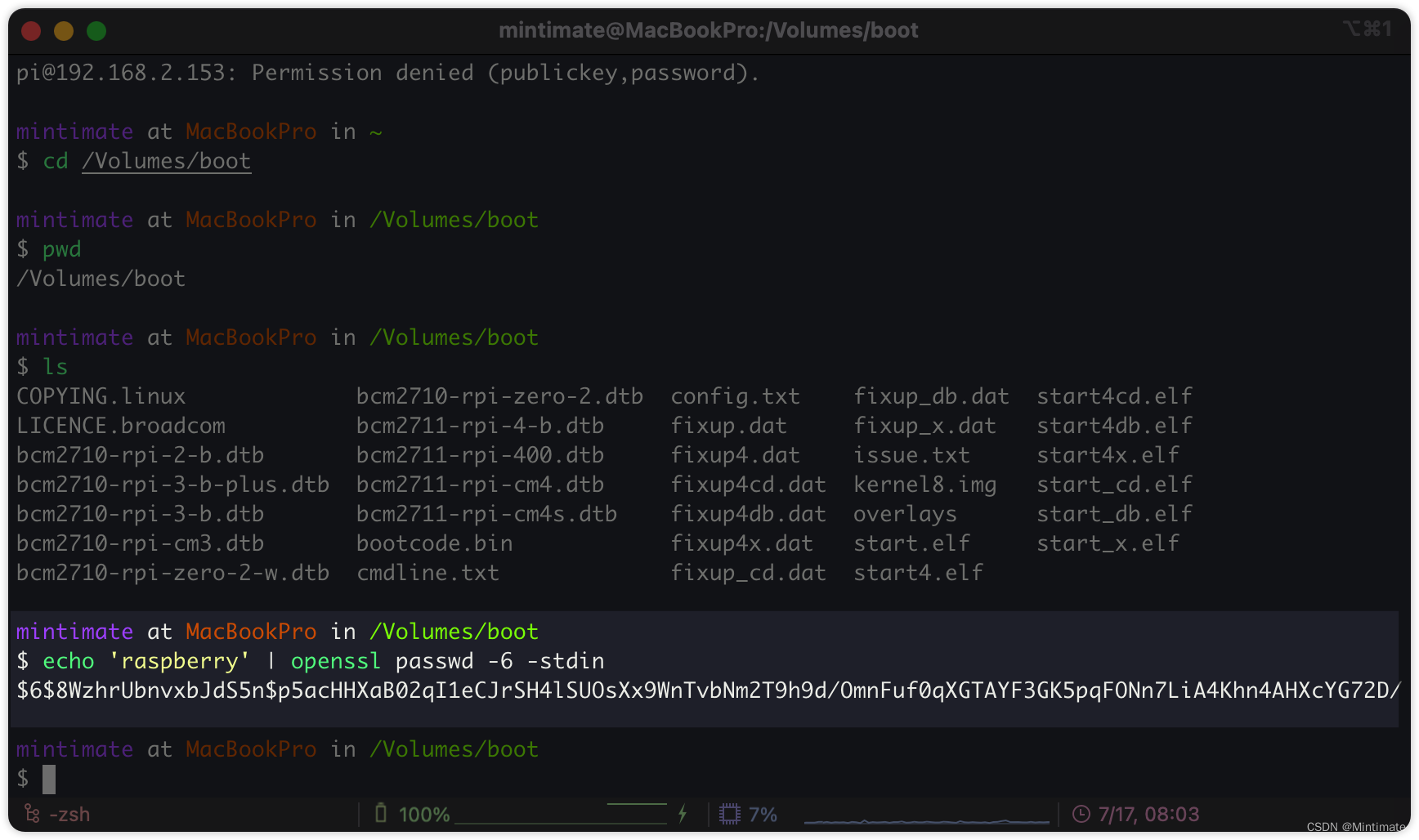 树莓派官方系统取消pi用户，没有显示器如何初始化默认用户并进行SSH连接？_树莓派的hostname为什么不是pi-CSDN博客