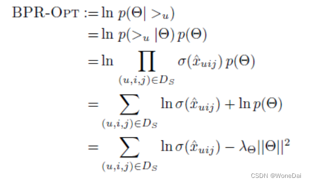 论文1—BPR: Bayesian Personalized Ranking from Implicit Feedback（基于隐式反馈的贝叶斯个性化排名）-CSDN博客
