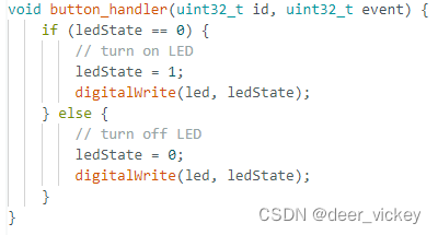 Arduino for PKE8720DF-C13-F10——使用按键控制LED灯闪烁_arduino按键控制小灯闪烁一次-CSDN博客