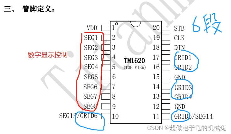 专题：手把手学习硬件基础之手册阅读------TM1620-CSDN博客
