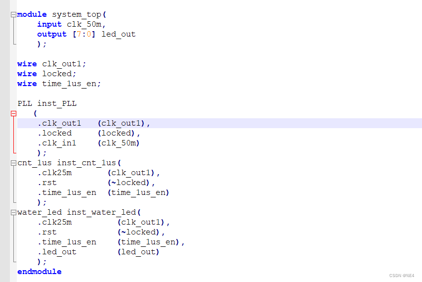 FPGA_water_led实现_fpga从左到右逐个点亮led-CSDN博客