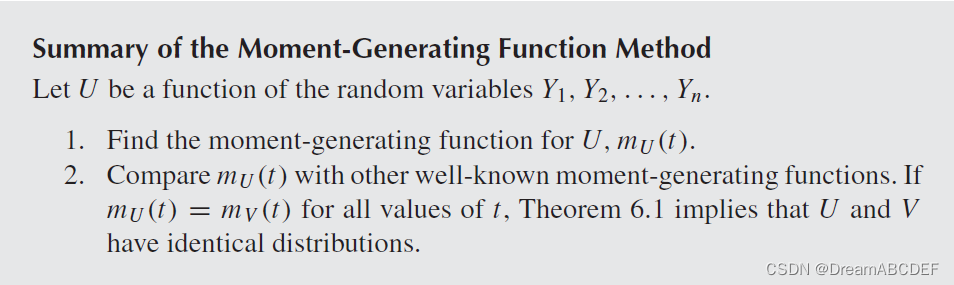 随机变量的函数 Functions of Random Variables_method of transformations-CSDN博客