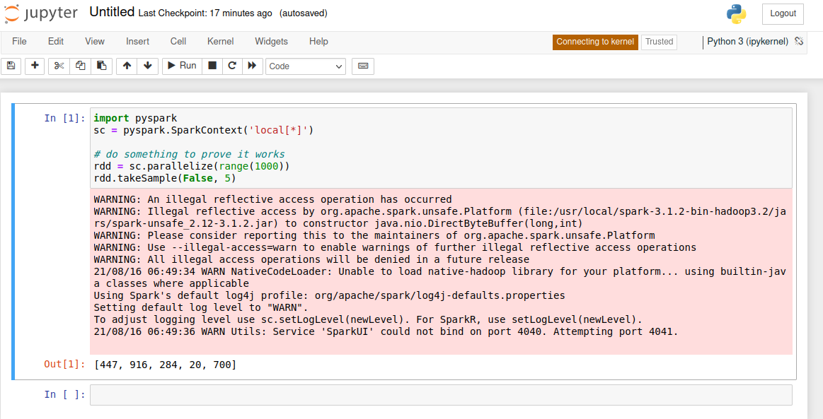Use the docker container to quickly build the Apache Spark environment - Programmer Sought