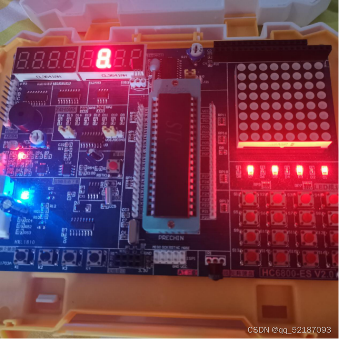 单片机学习LED模块（C51）_单片机定时器闪烁如何改常亮-CSDN博客