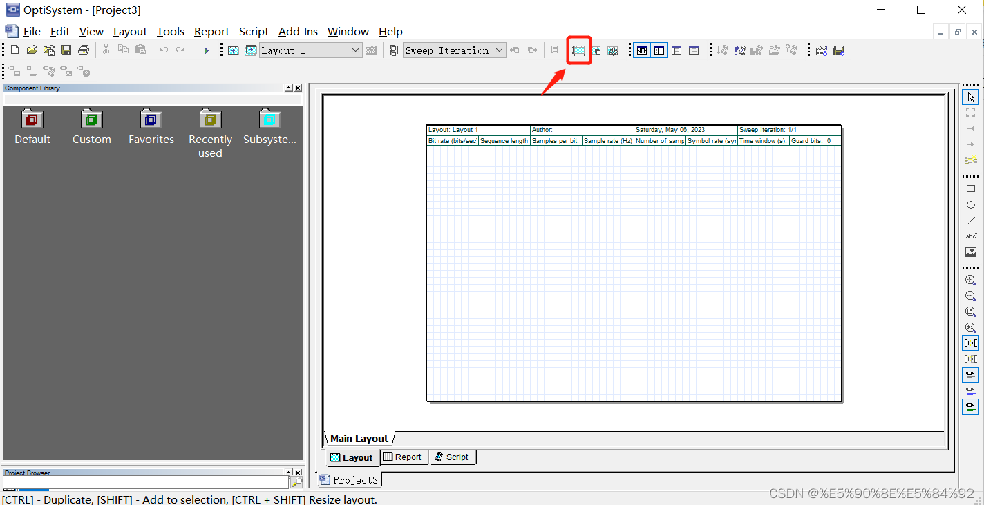 OptiSystem软件的基础操作-CSDN博客