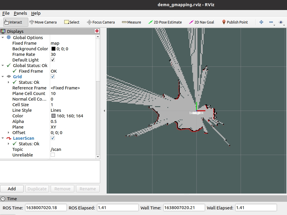 SLAM实操入门（五）：无里程计仅使用激光雷达建图（GMapping算法）-CSDN博客