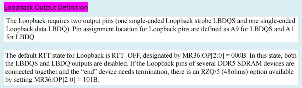 【JESD79-5之】4 DDR5 SDRAM命令描述和操作-38(loopback)_ddr5 loopback-CSDN博客
