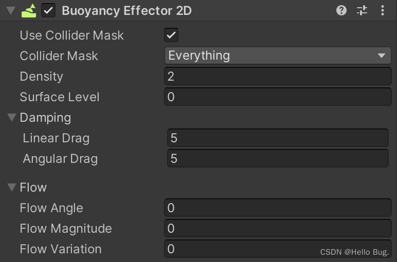 Unity物理相关组件——2d效应器unity 2d Surface Effector 2d Csdn博客