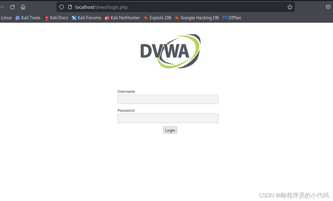 DVWA靶场搭建：DVWA - Damn Vulnerable Web Application-CSDN博客