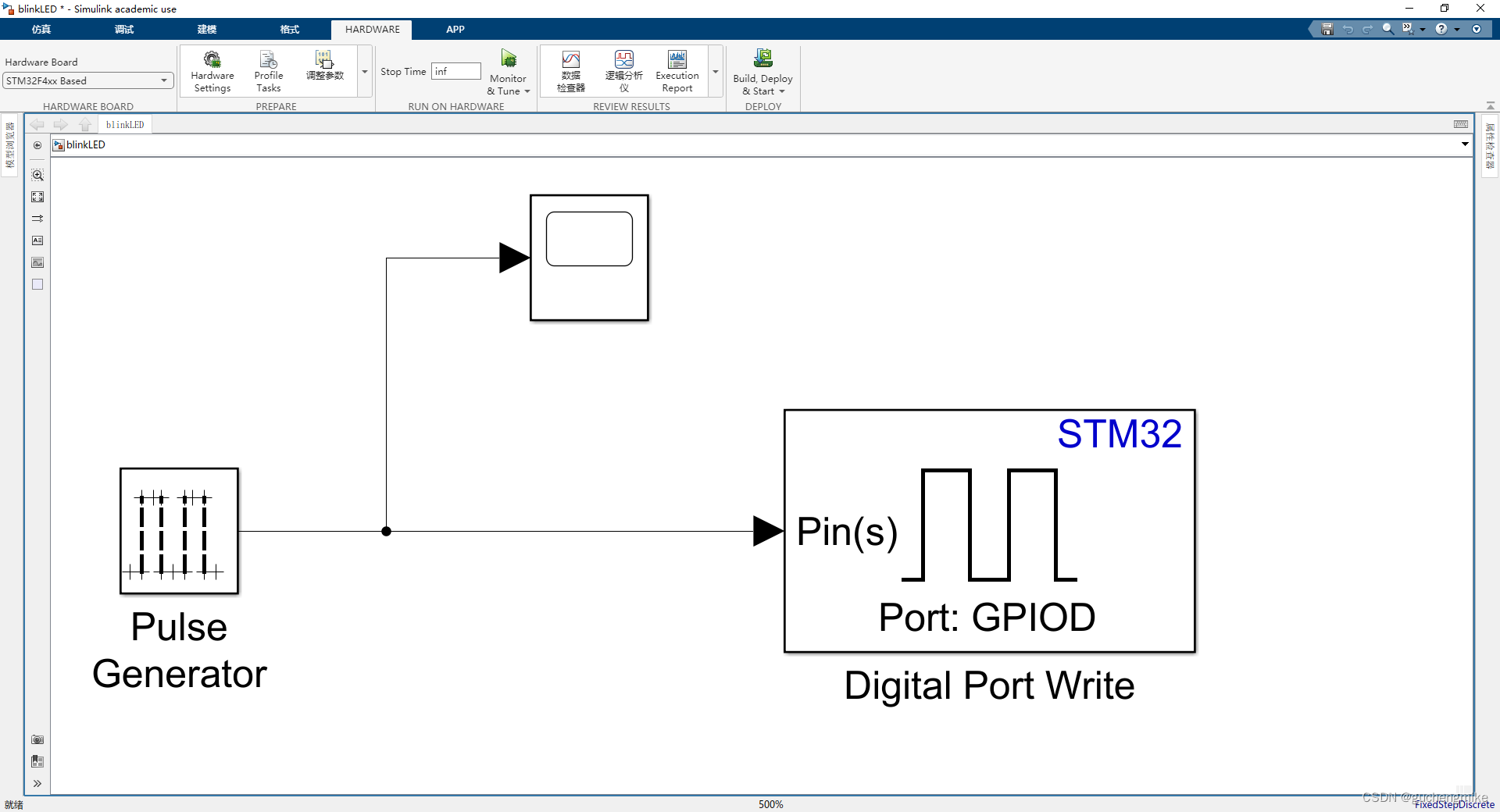 MATLAB2022a/Simulink + STM32F407 Discovery Kit教程1_matlab simulink ...