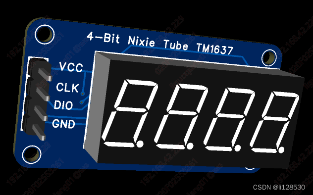 4位共阳数码管_驱动芯片TM1637_软硬件设计-CSDN博客