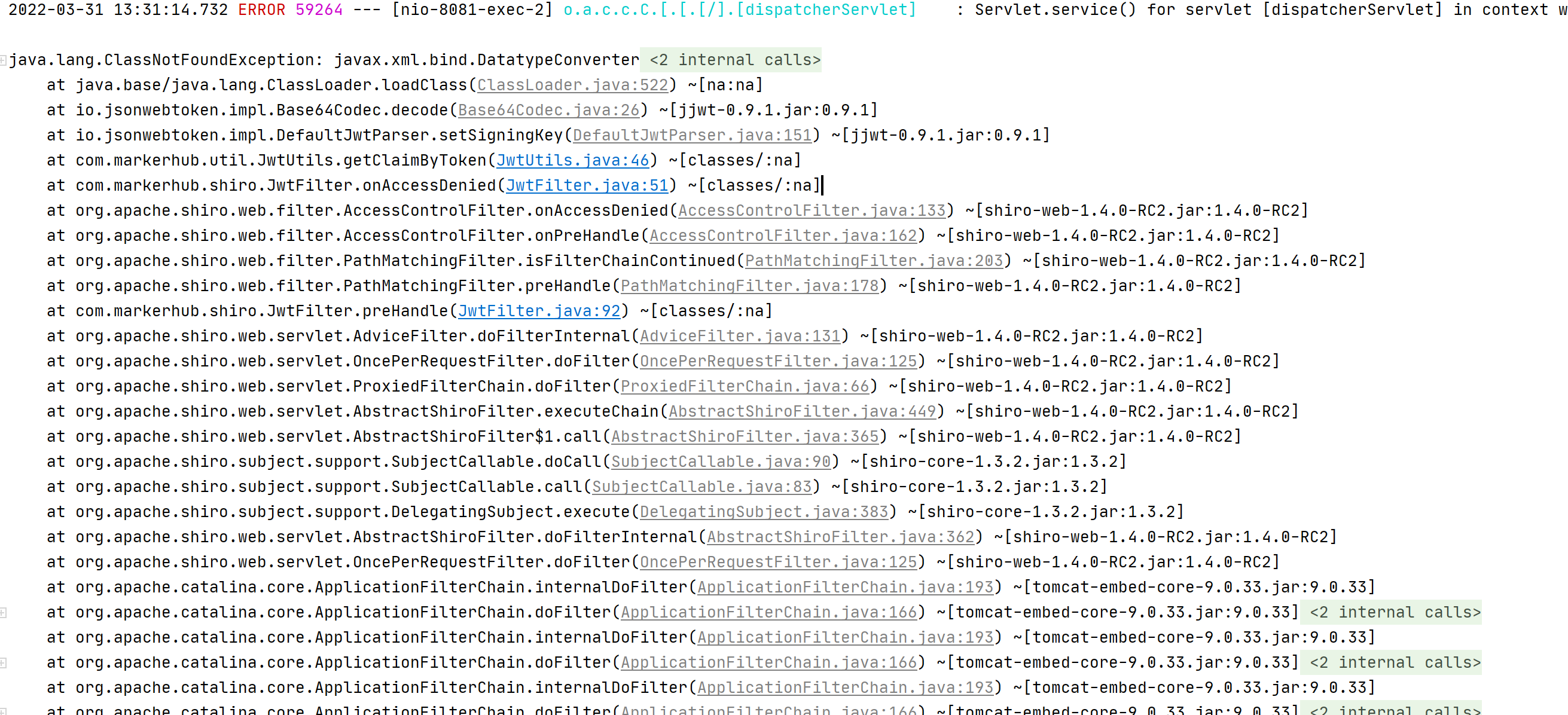 Servlet.service() for servlet [dispatcherServlet] in context with path [] threw exception-CSDN博客