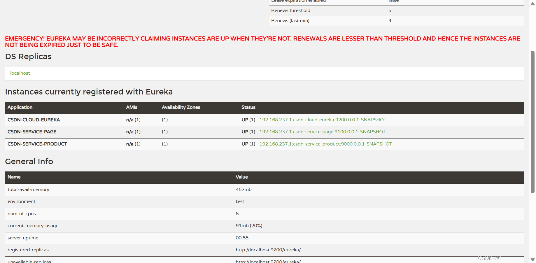 Eureka服务注册中⼼IDEA代码实现及介绍实现（Spring Cloud）_eureka代码-CSDN博客