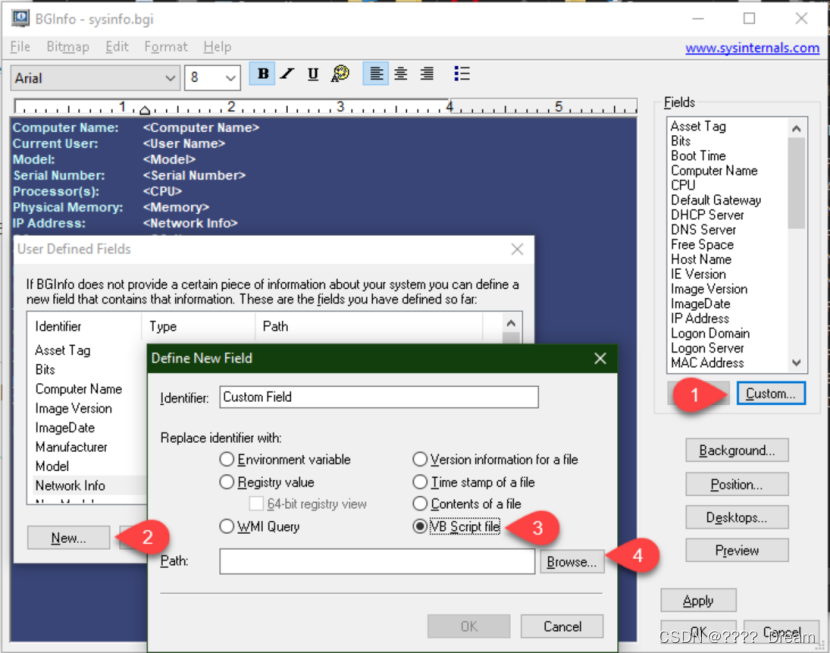 BGinfo使用教程，提升工作效率-CSDN博客