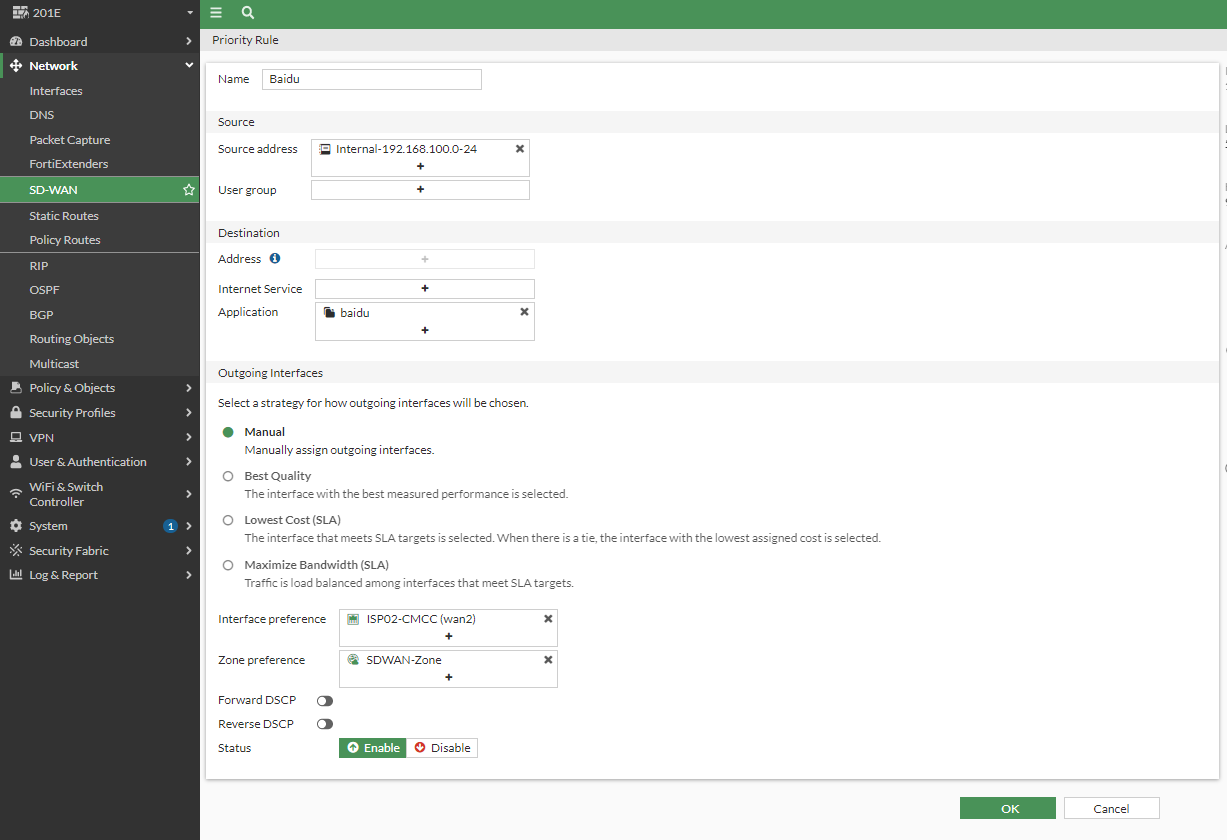 FotiGate SDWAN 简单组网，实现基于应用的智能选路_飞塔sdwan组网-CSDN博客