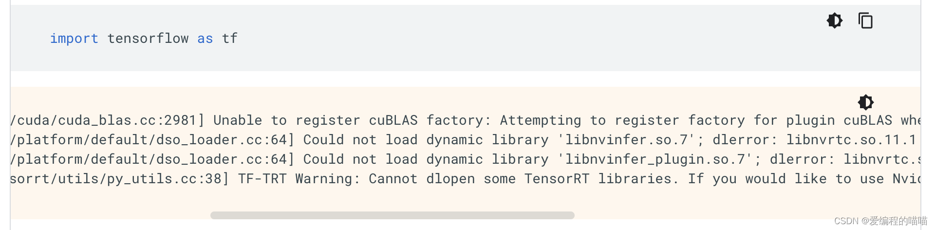 TensorFlow 2.10 Unable to register cuBLAS factory Attempting to register factory for plugin ...