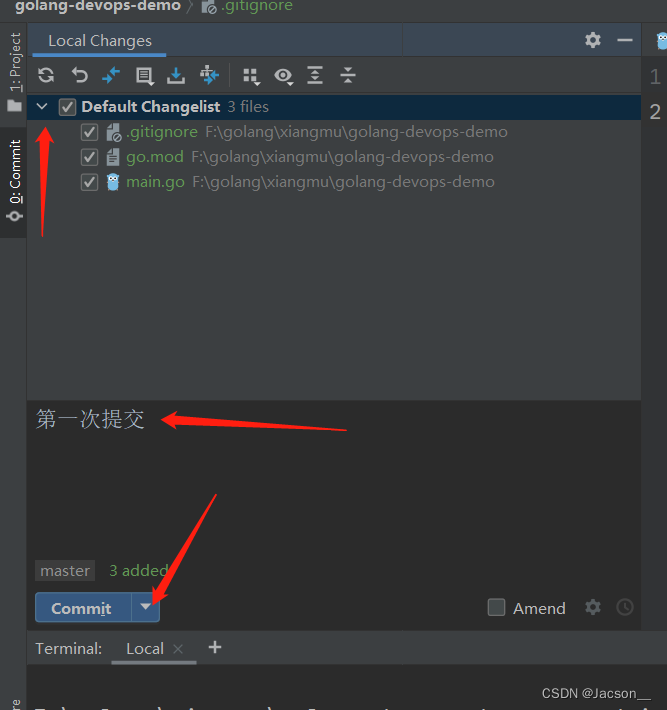 Goland上传项目到gitee_goland配置gitee-CSDN博客