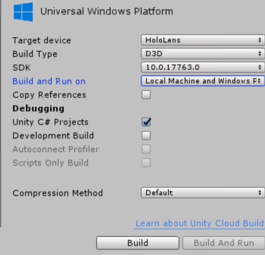 Hololens1代真机开发 Unity使用 及部署篇 （2）_hololens1 unity-CSDN博客