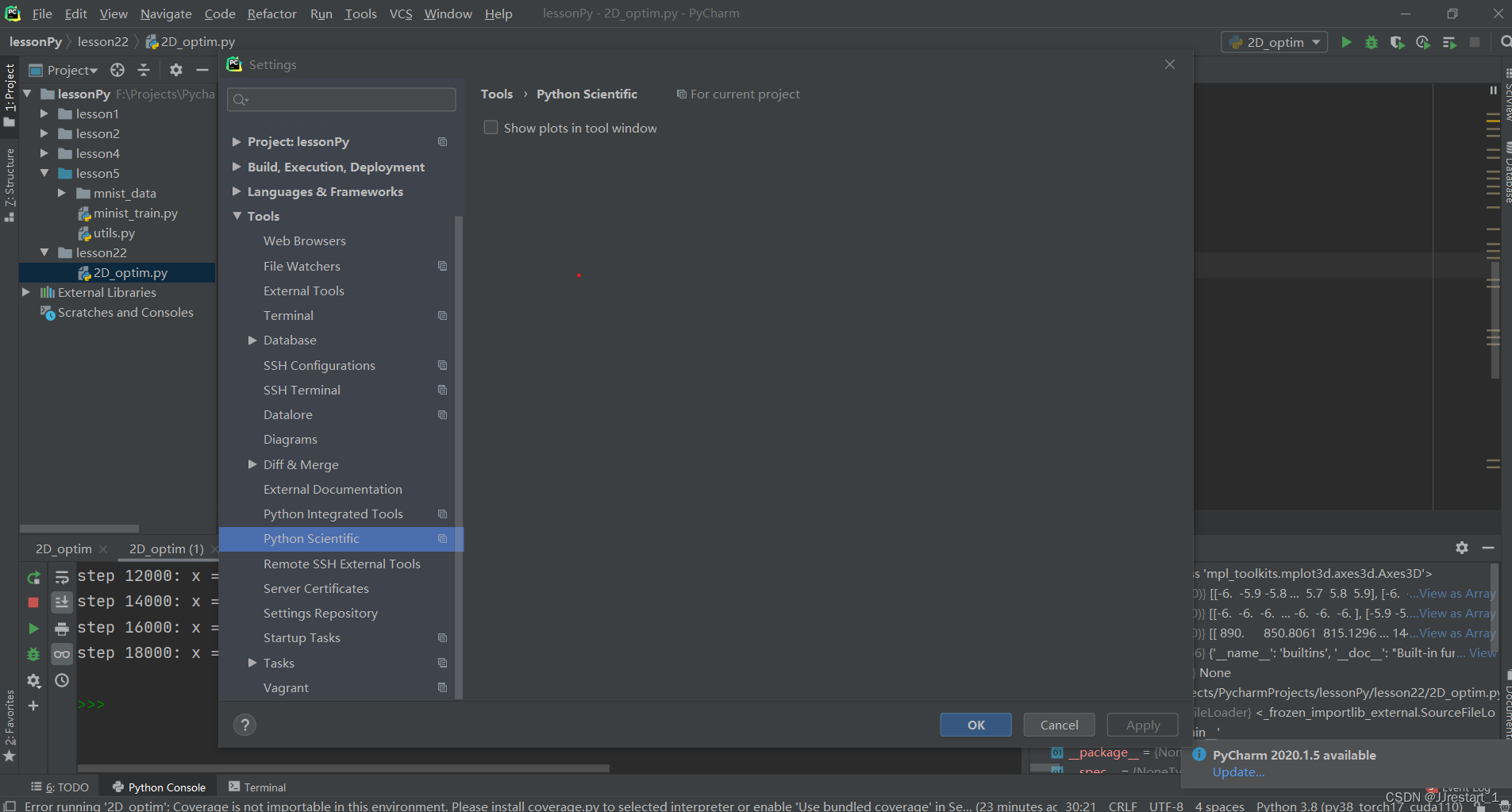 Pycharm中画图设置成弹窗，之后运行时加载不出来图片_pycharm运行代码时不生成图片-CSDN博客