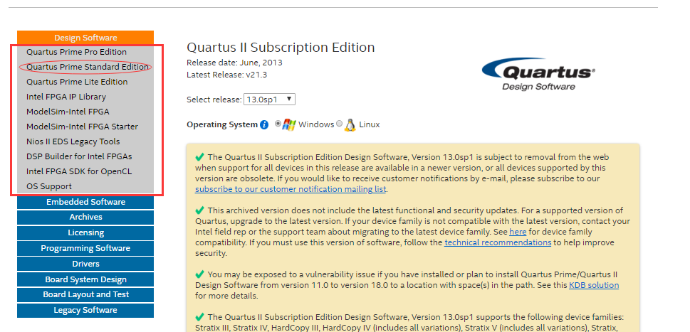 Quartus软件及器件库下载及安装_quartus器件库在哪下载-CSDN博客