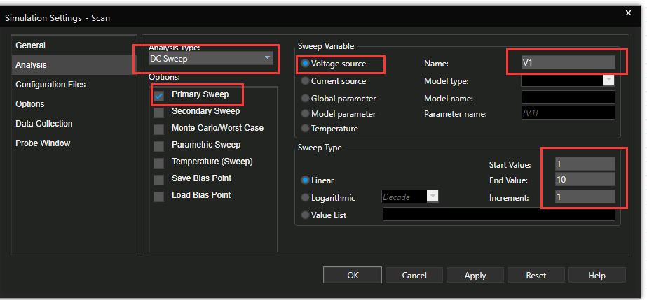 Cadence 参数扫描分析、直流扫描分析、瞬态分析下的参数扫描分析_cadence参数扫描设置方法-CSDN博客