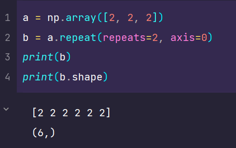 【python技巧】numpy 的 repeat() 函数_numpy repeat函数-CSDN博客