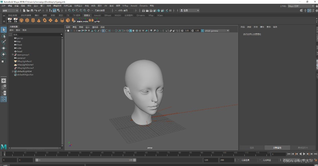 Maya vray XYZ皮肤贴图材质节点连接_置换xyz贴图是什么格式-CSDN博客