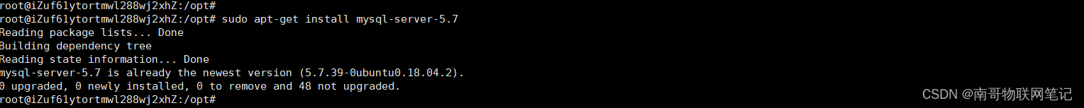 03-MySQL安装配置和使用_sudo apt-get install mysql-server-CSDN博客