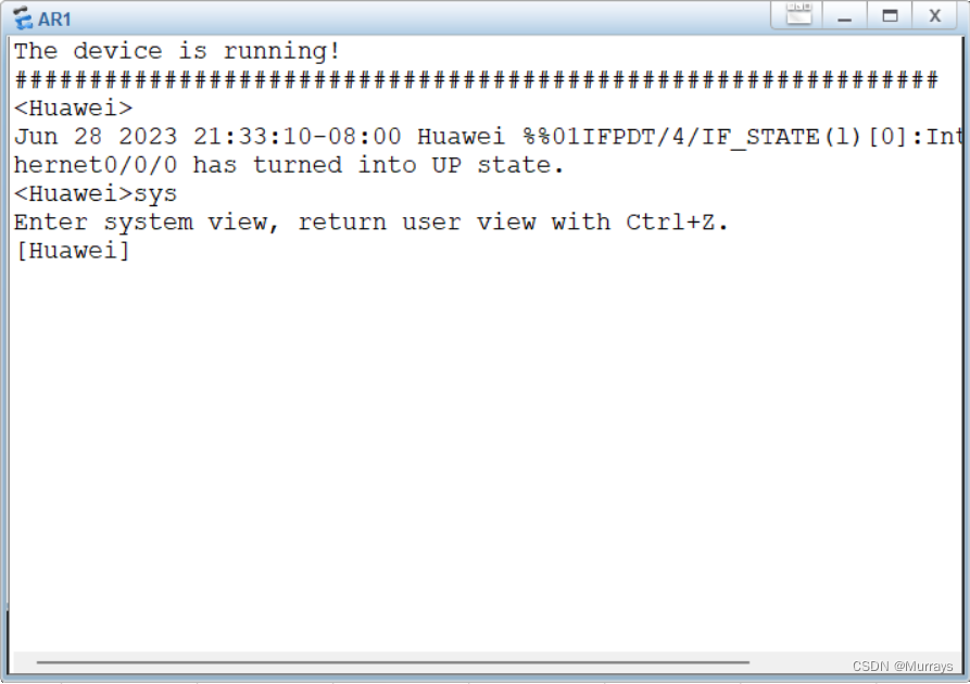 eNSP使用方法之基本案例1-实现设备R1配置设备R2_ensp升级设备-CSDN博客