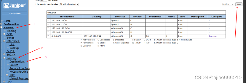 Juniper SSG5防火墙基础配置-CSDN博客
