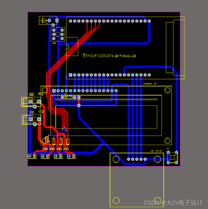 71、基于STM32单片机的颜色识别 TCS3200 RGB 检测系统设计 (程序+原理图+PCB源文件+参考论文+开题报告+任务书+设计资料+元器件清单等)_tcs3200与单片机连接-CSDN博客
