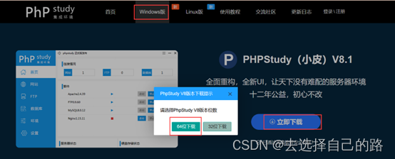 win11安装PHPstudy(小皮)_小皮终端-CSDN博客