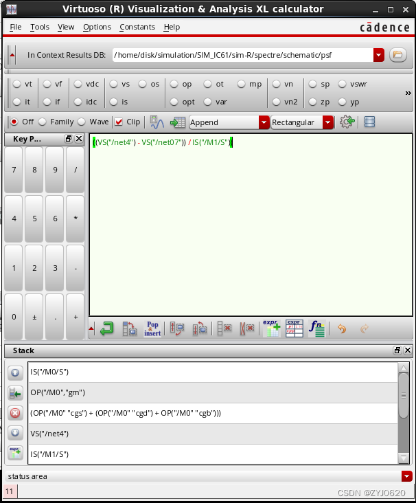 Cadence IC617之MOS管电阻的仿真_mos导通电阻怎么算candence-CSDN博客