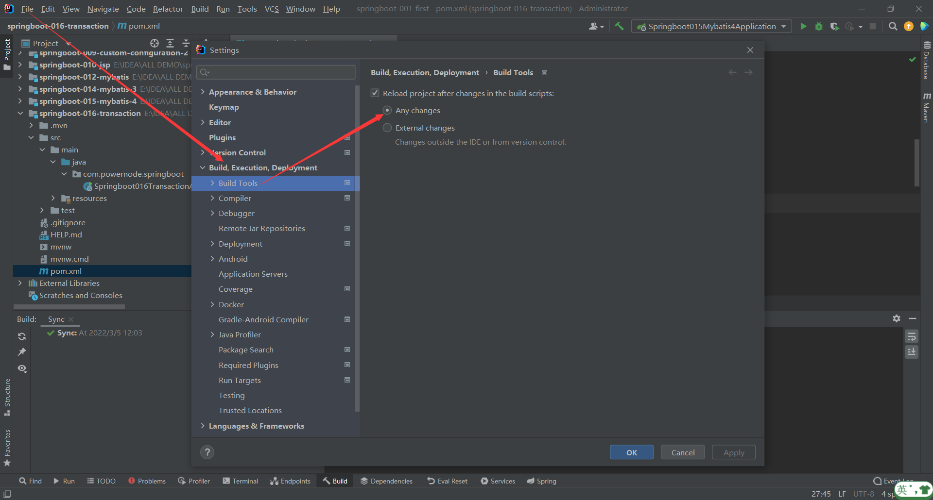 IDEA 依赖自动导入，不用每次手动点击Load Maven Changes图标_idea load maven-CSDN博客