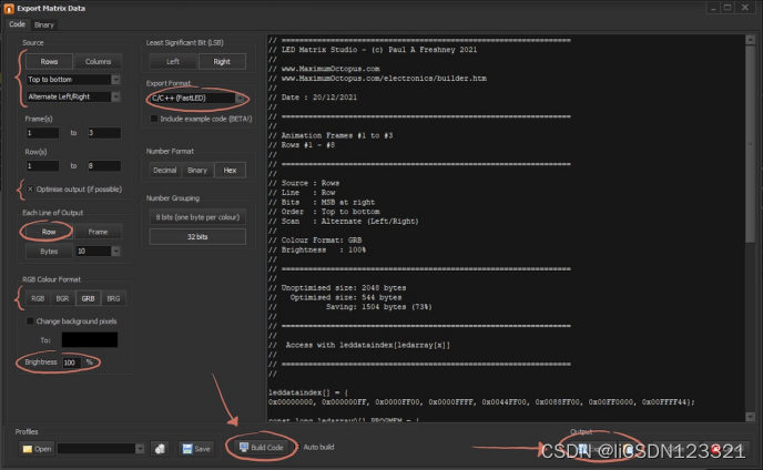 LED Matrix Studio使用简易教程-CSDN博客