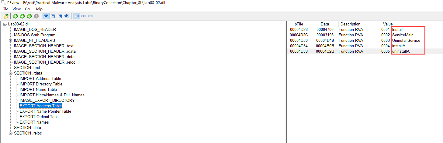 恶意代码分析实战——Lab03-02.dll分析篇_使用peview查看文件的结构和字符串列表,显示该恶意代码只导入了kernel32.dll-CSDN博客