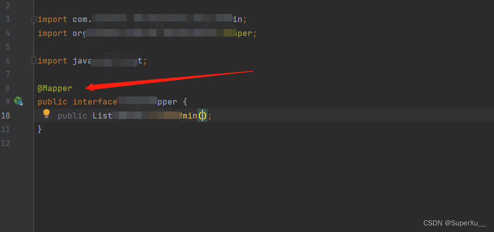 已解决 ·Field *mapper in com..seriverimpl required a bean of type com..*Mapper that could not be ...