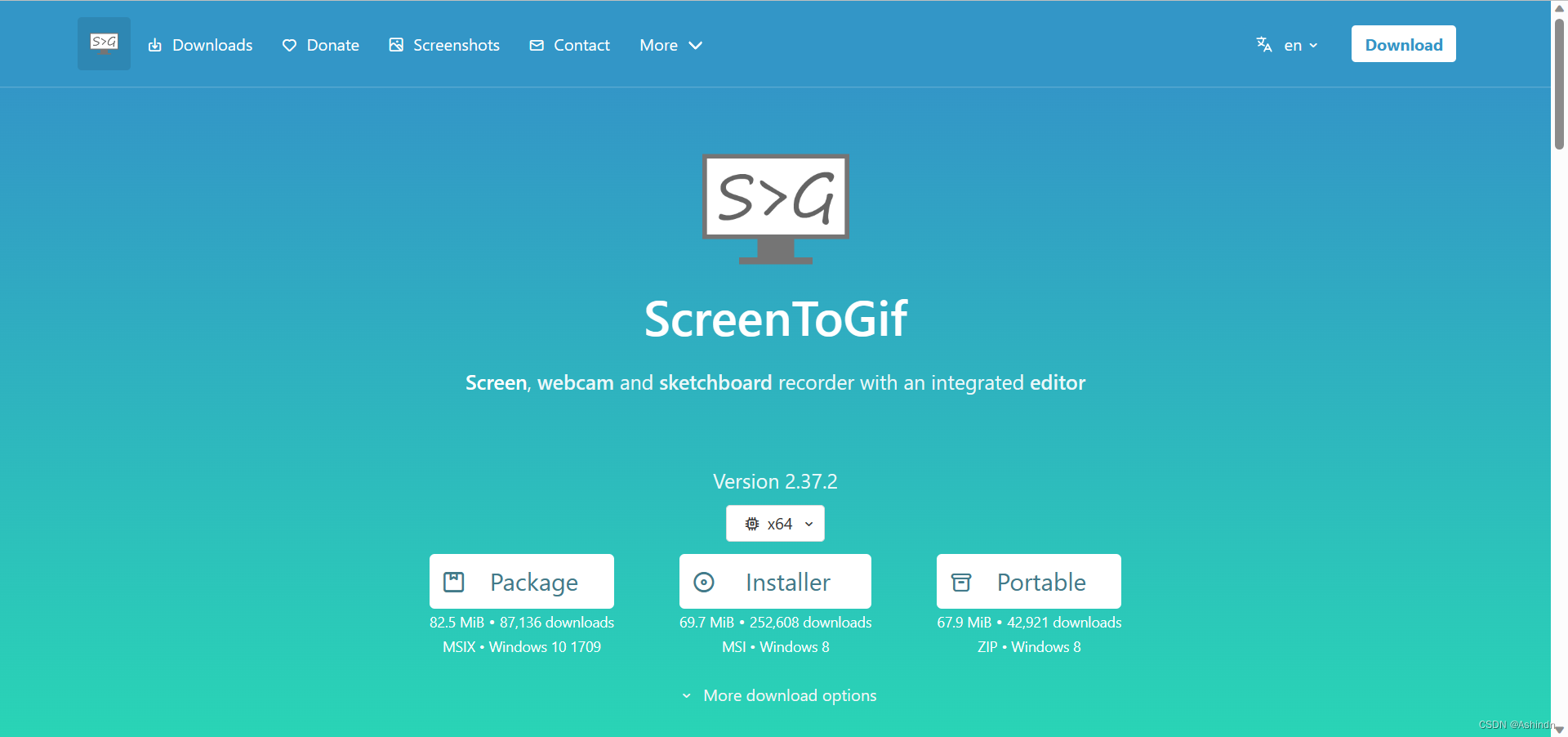 gif截屏工具推荐（ScreenToGif）_gif截图-CSDN博客