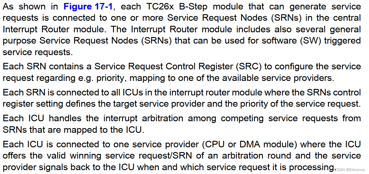 TC264基于数据手册与逐飞库的中断解释_tc264数据手册-CSDN博客