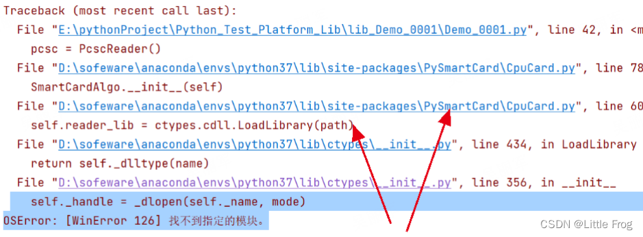 FileNotFoundError: Could not find module ‘xxx.dll‘. Try using the full ...