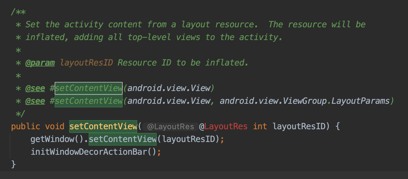 Activity中setContentView()方法是怎么将页面加载出来的？_为什么在activity中可以直接调用setcontentview-CSDN博客