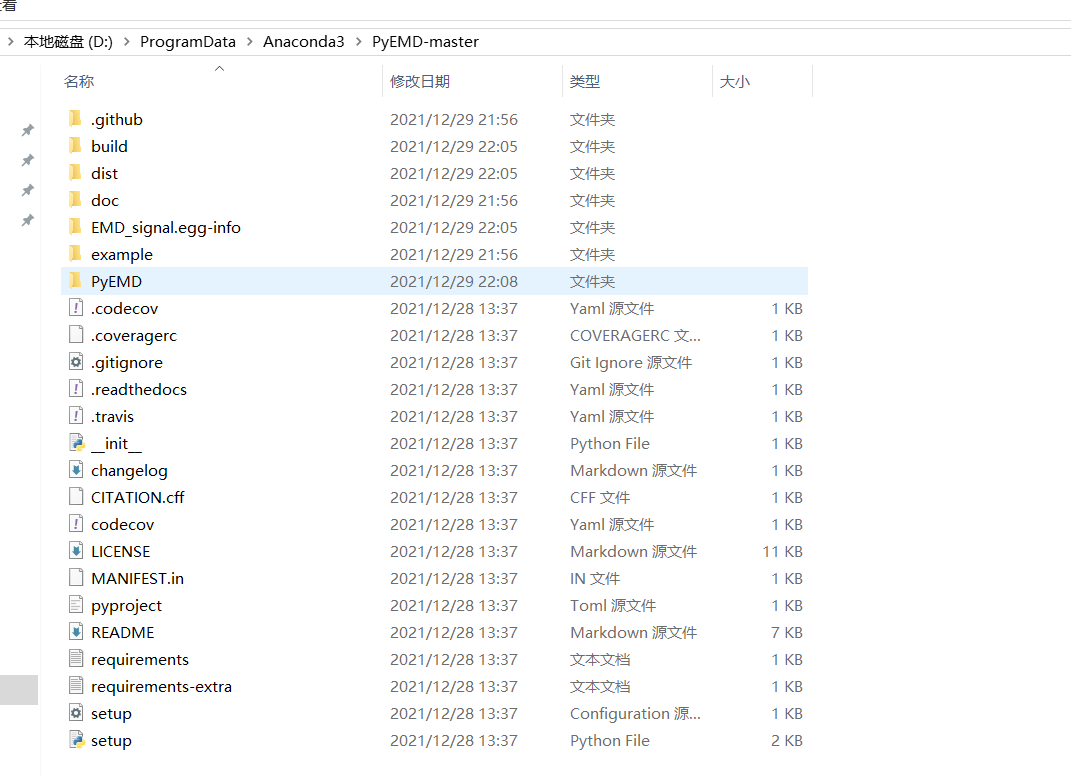 记安装PyEMD经验分解库的艰难历程_pip install pyemd-CSDN博客