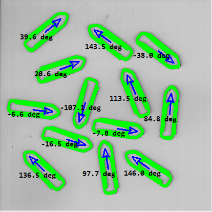 Halcon学习---案例实战(9)--求物体的方向_halcon 深度学习 匹配物体朝向-CSDN博客
