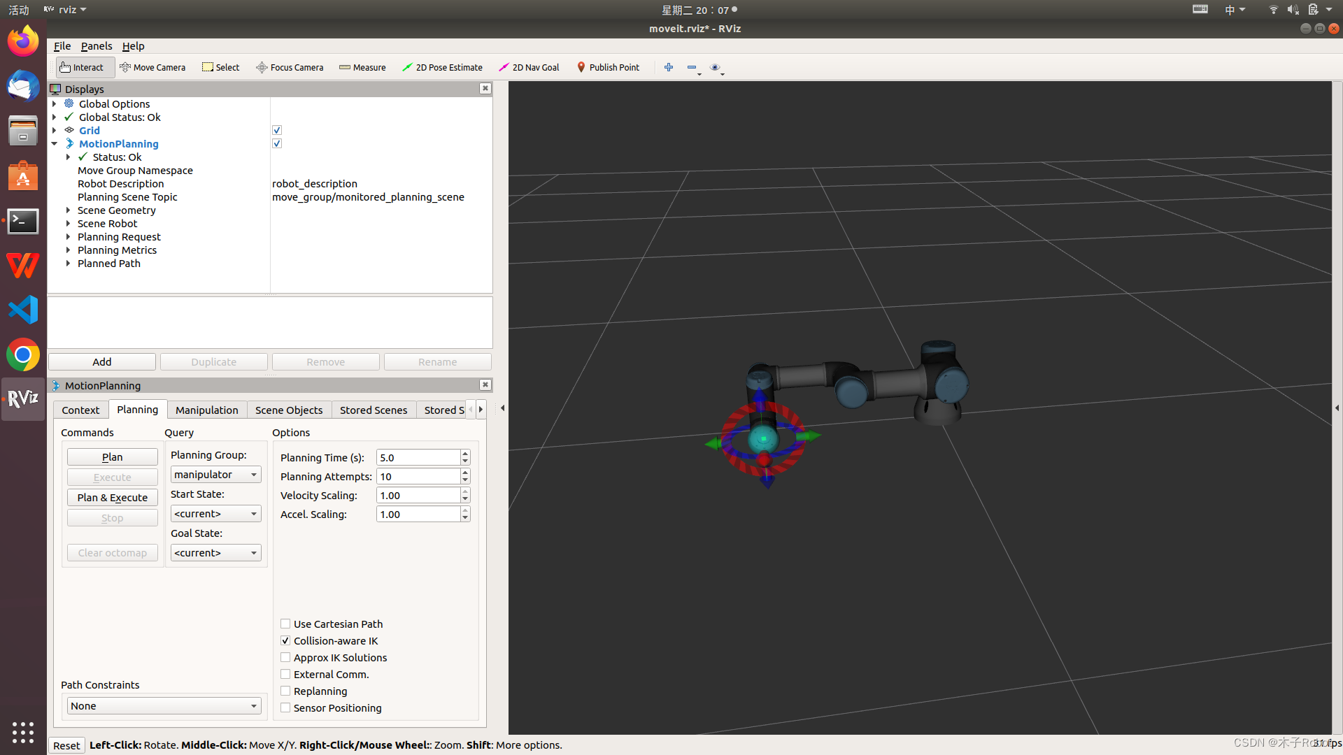 Moveit逆运动学求解_moveit 逆解算法-CSDN博客