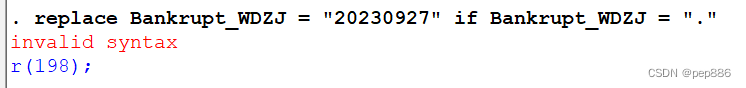 Stata 使用replace遇到报错：invalid syntaxr(198)；_stata invalid syntax-CSDN博客